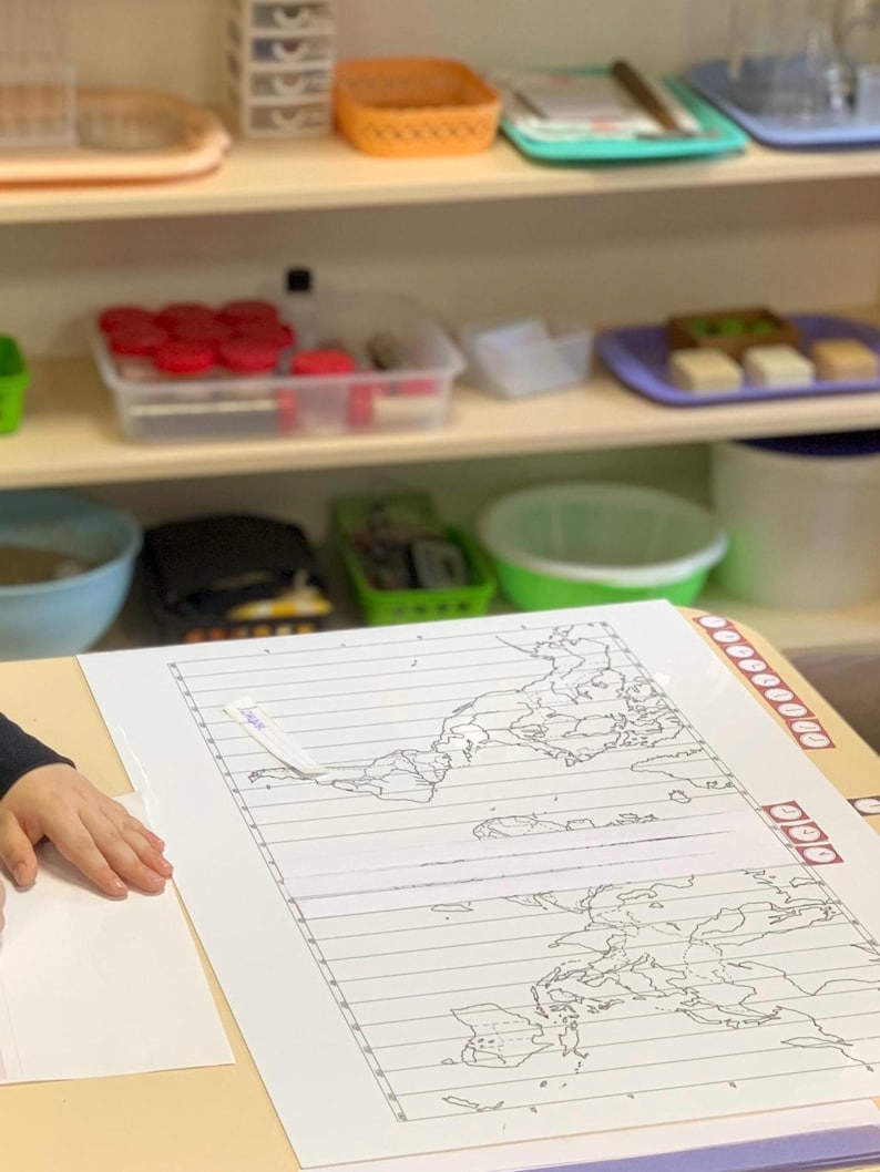Montessori Charts Time Zones - Etsy