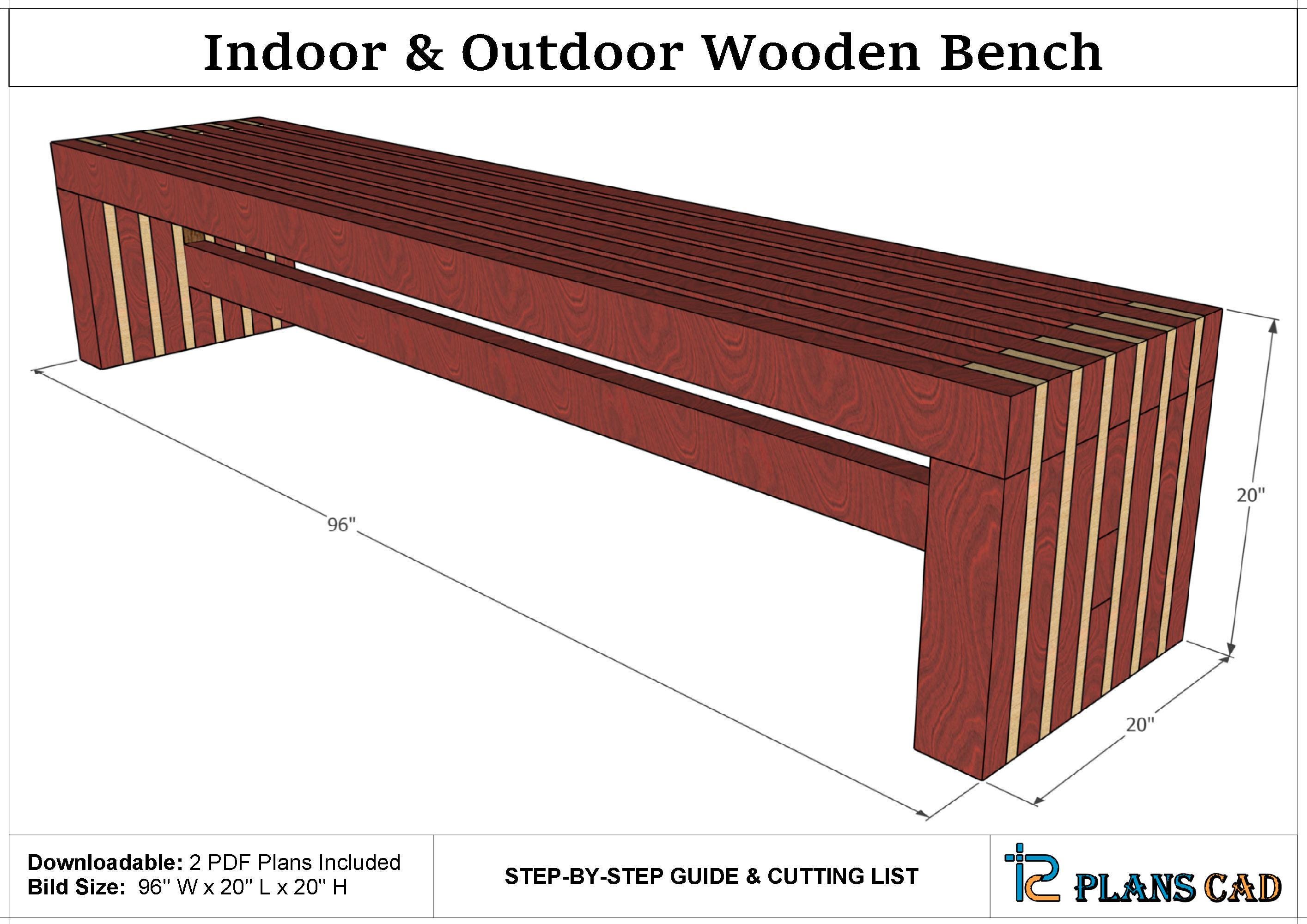 Building Plans Indoor Bench