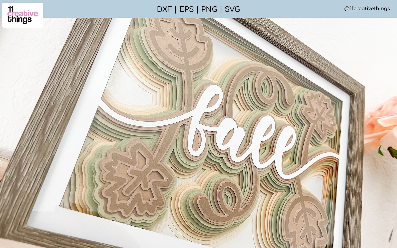 Layered Fall SVG 3D Fall SVG Shadow Box Svg Autumn Cut | Etsy