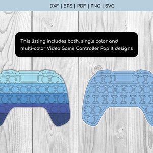 Video Game Controller Pop Fidget Cake Topper SVG (digital Download) - Etsy