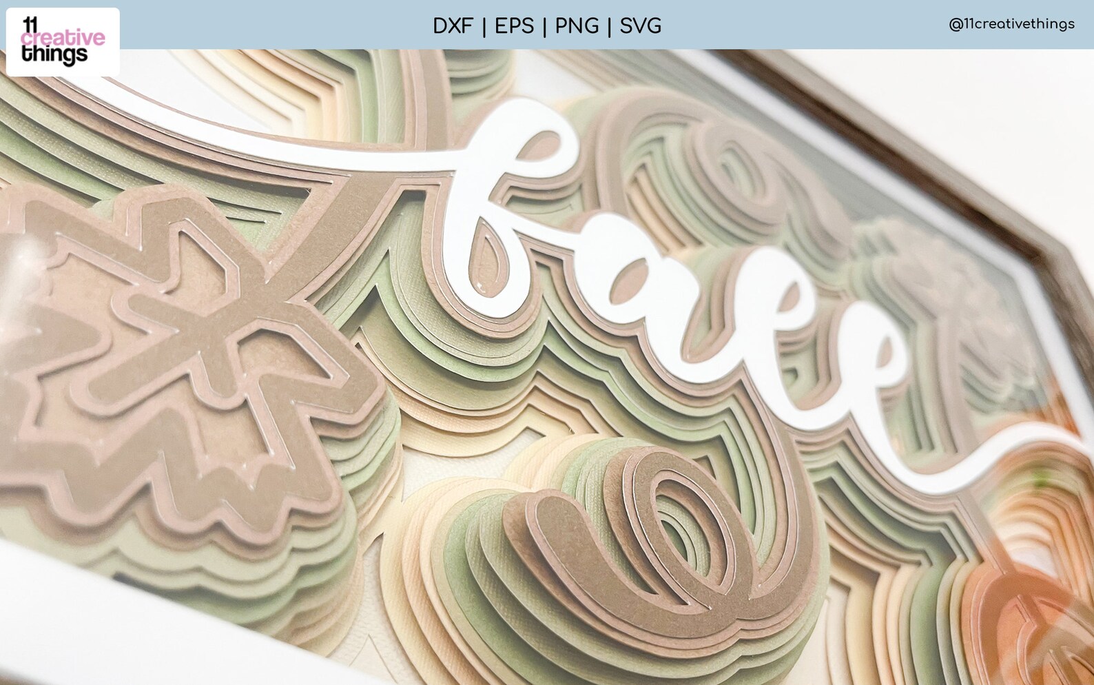 Layered Fall SVG 3D Fall SVG Shadow Box Svg Autumn Cut - Etsy
