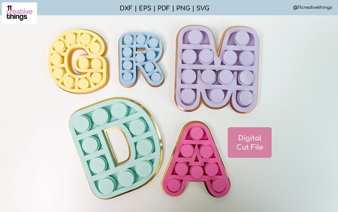 Alphabet Pop Fidget SVG: A-Z Letters, Party Decor (digital Download) - Etsy