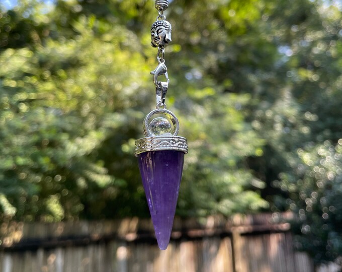 Handmade Extra Tall Pendulum and Necklace Display Stand Featuring 8 ...