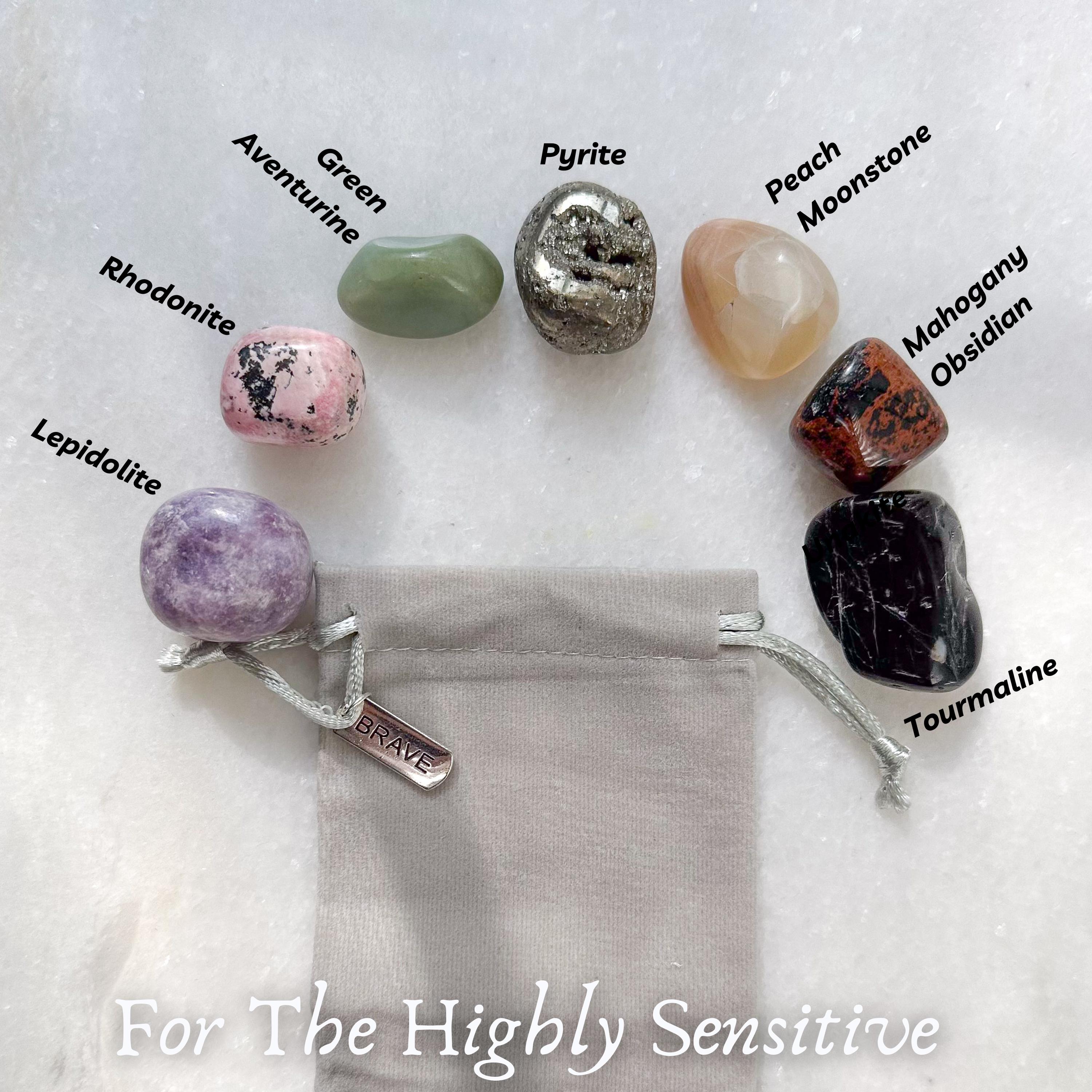 7-crystal Set for Empathy and Personal Power | Empath Crystals ...