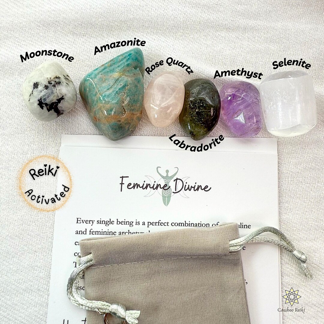 Feminine Divine Archetype Crystal Set | Crystals for Honoring Your True ...