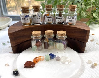 Glass Chakra Bottle - Etsy