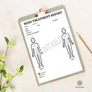 Reiki Session Template. 2 Designs. Digital Download - Etsy