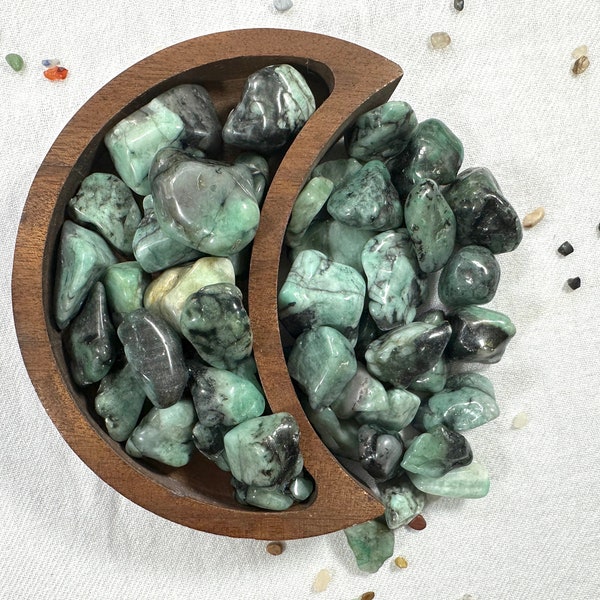 Tumbled Emerald - Etsy