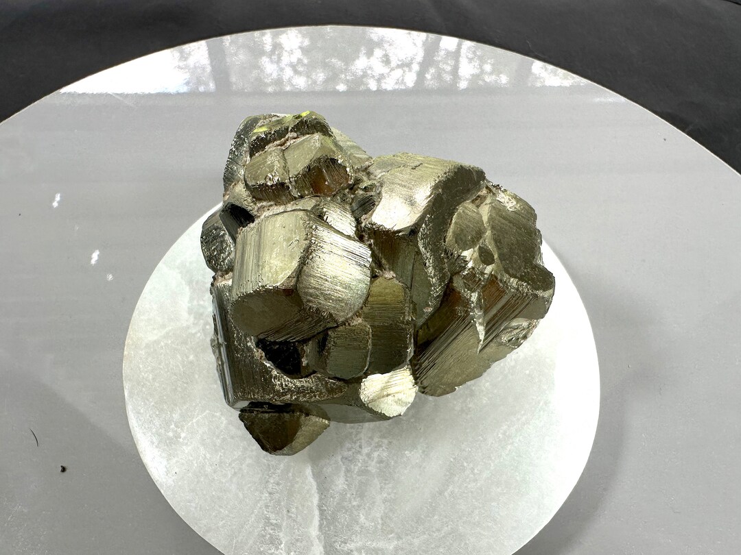 Large Pyrite Cluster, 0.76 Lb | Mineral Crystal Collector Item ...