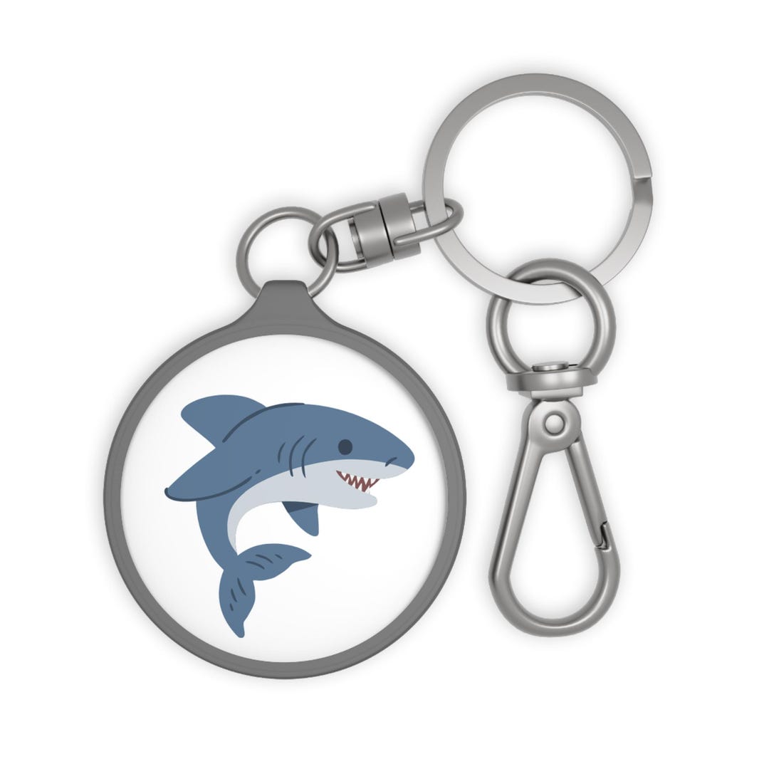 Cute Shark Keychain Tag | Cute Animal Keychain for Kids Adults Babies ...