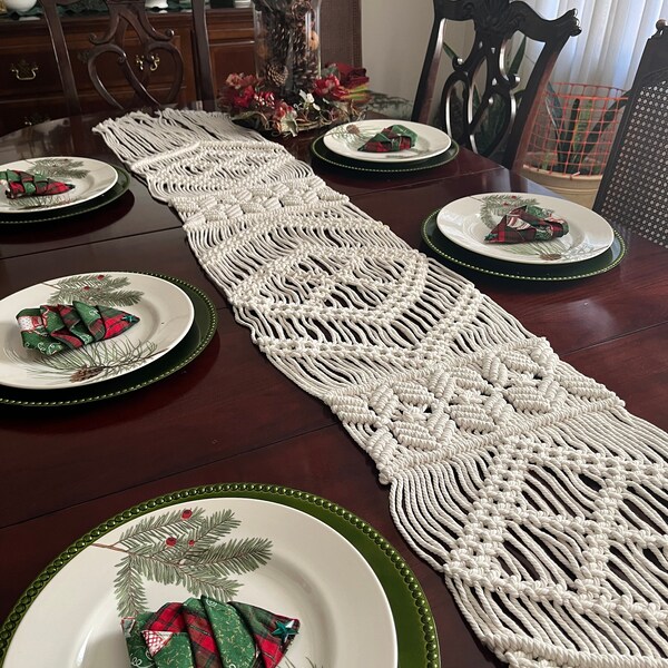 Macrame Table - Etsy