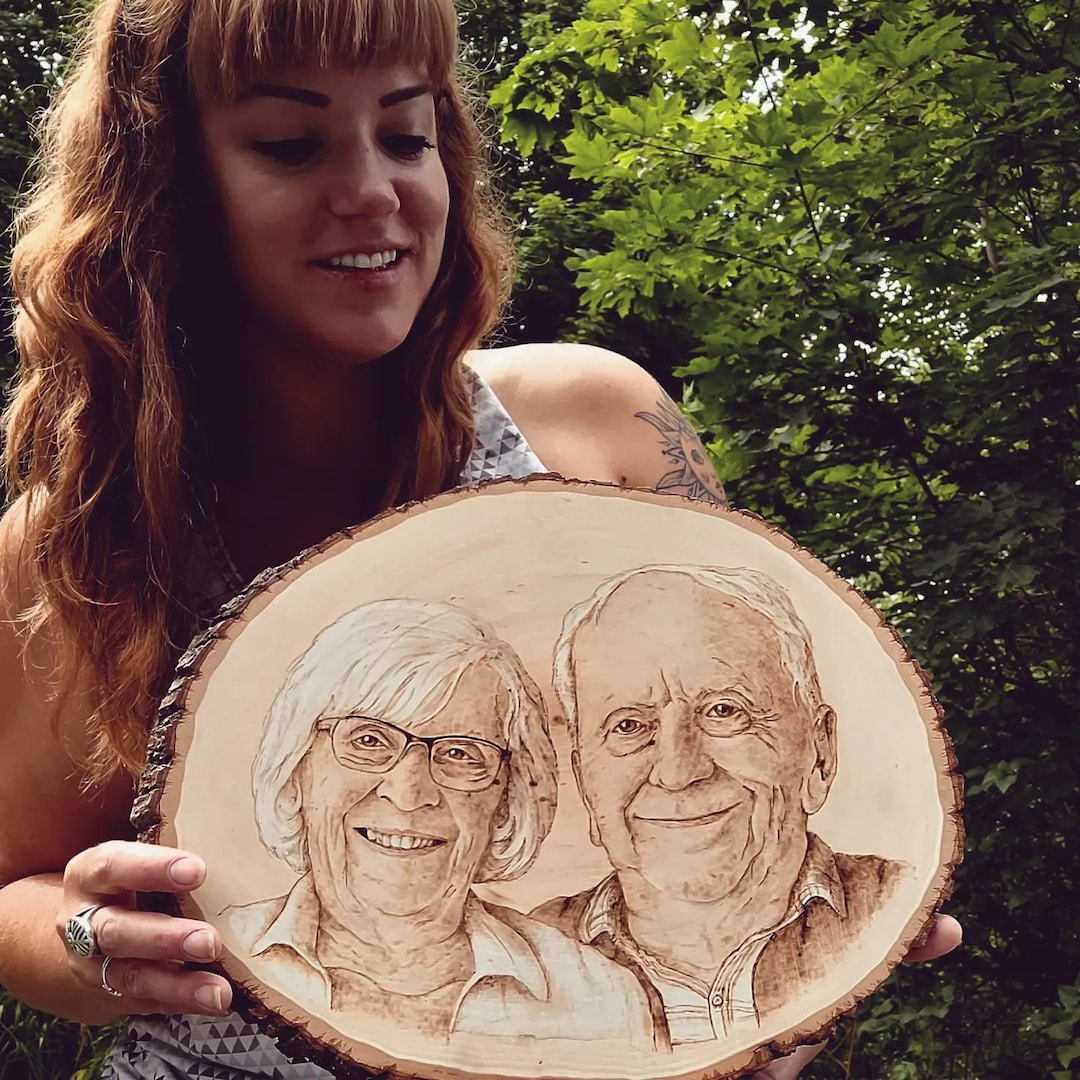 Turn Your Photo Into Art - High Detail Handmade Pyrography Woodburn ...