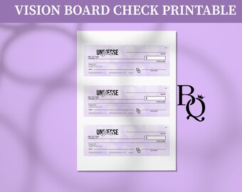 Manifestation Checks, Law of Attraction Checks, Law of Abundance Checks ...