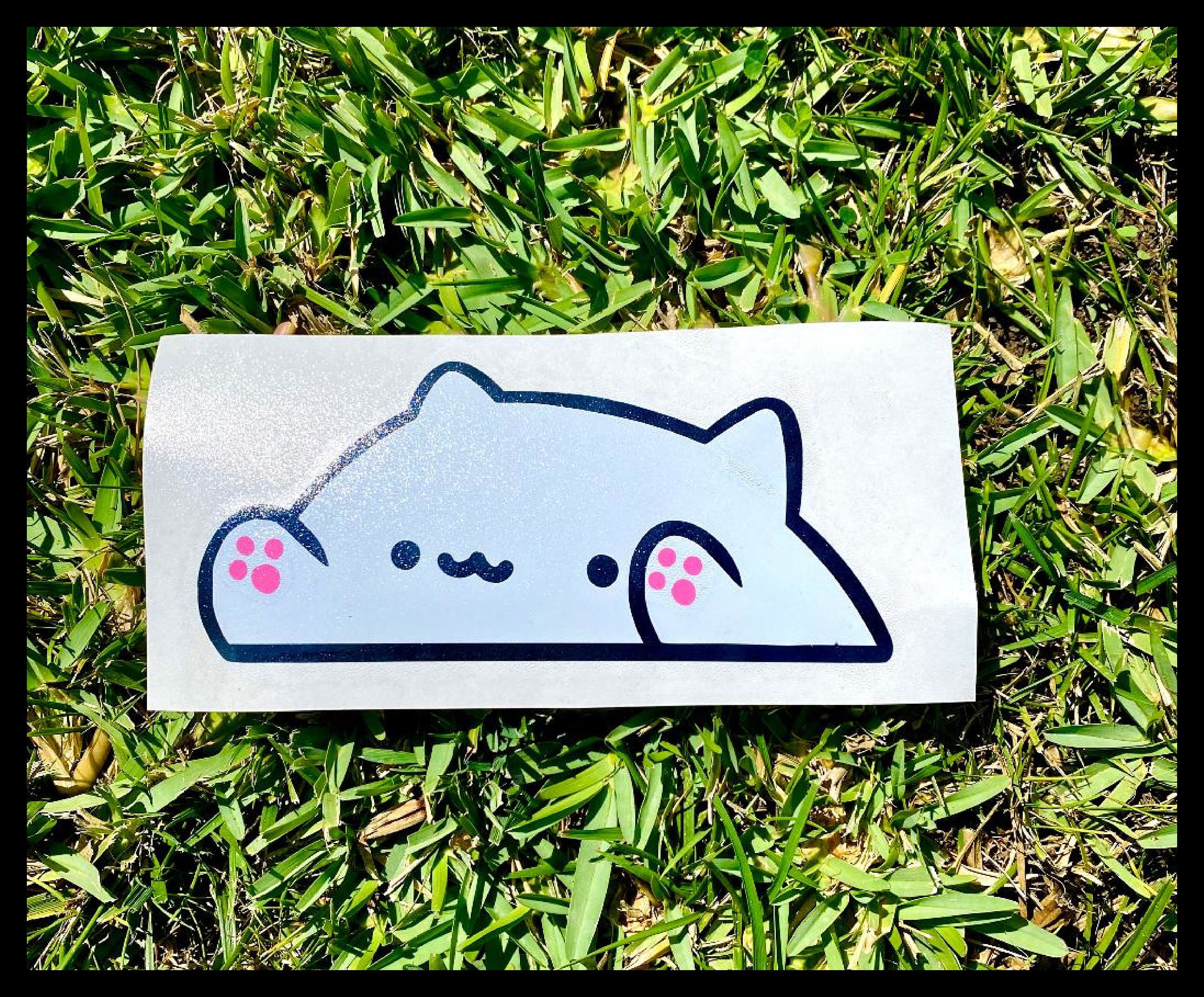 Bongo Cat Vinyl Decal | Etsy