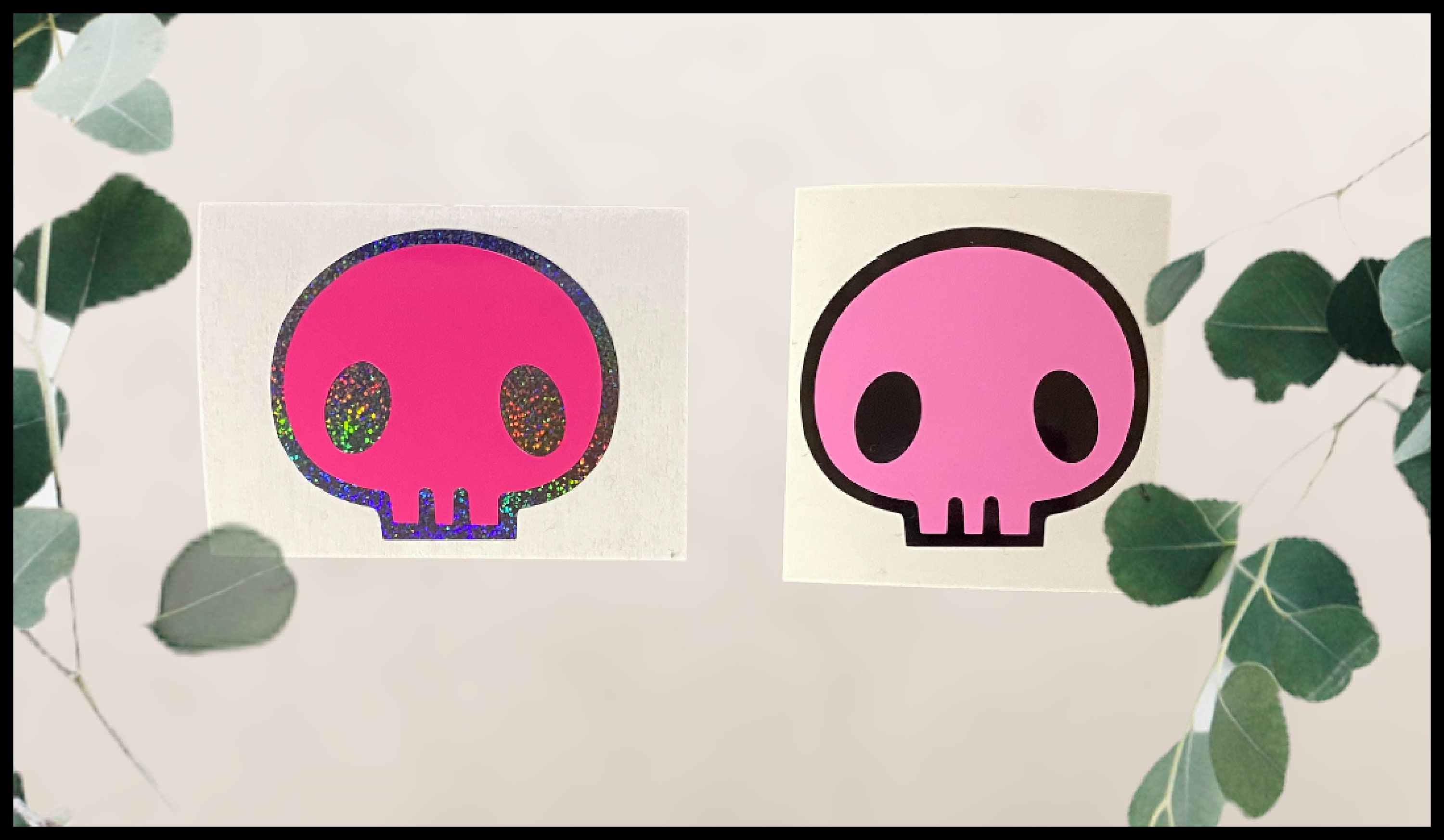 Sanrio Kuromi Skull Multi-layered Vinyl Decal | Etsy