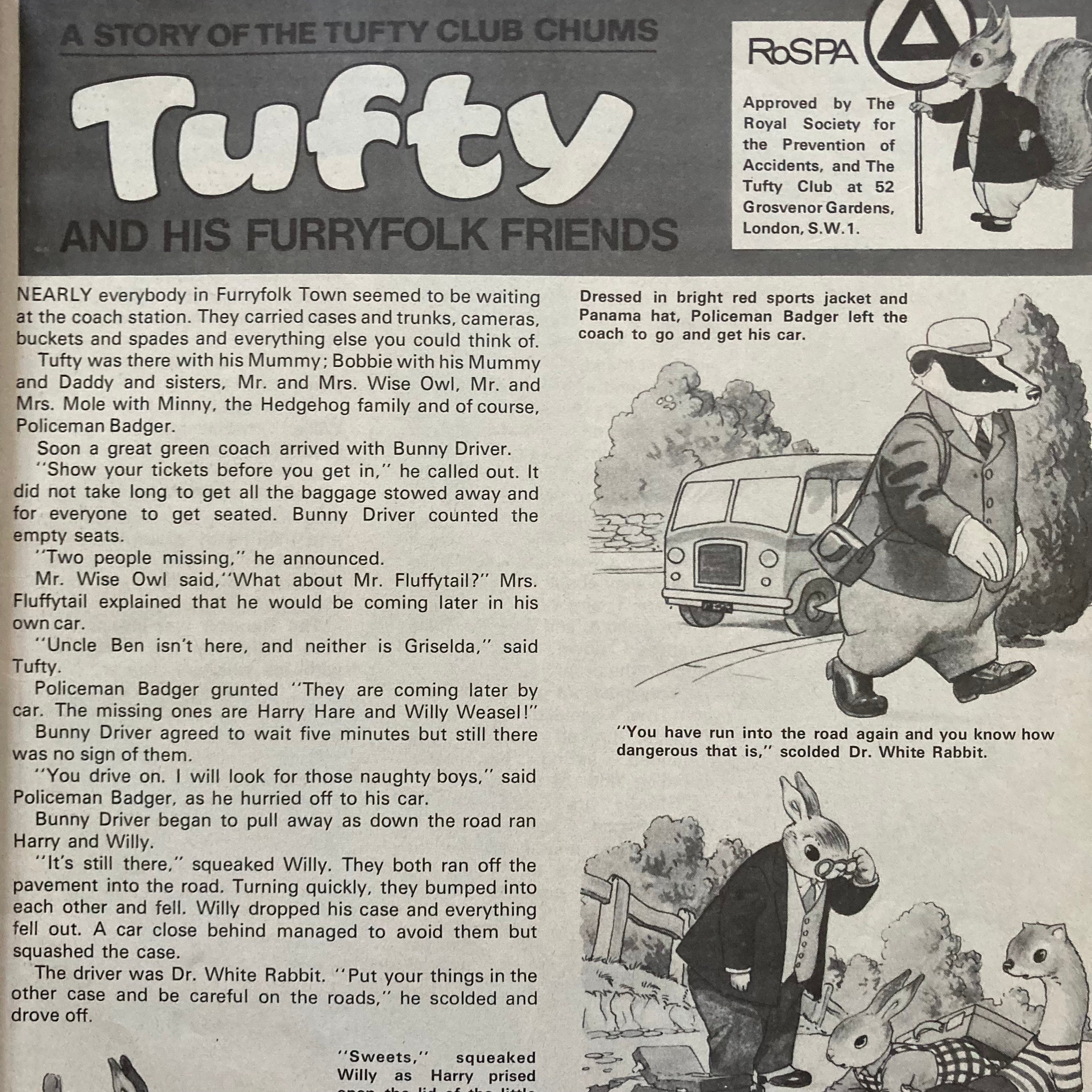 Vintage Treasure Childrens Magazine 1960s Sixties Illustrations ...