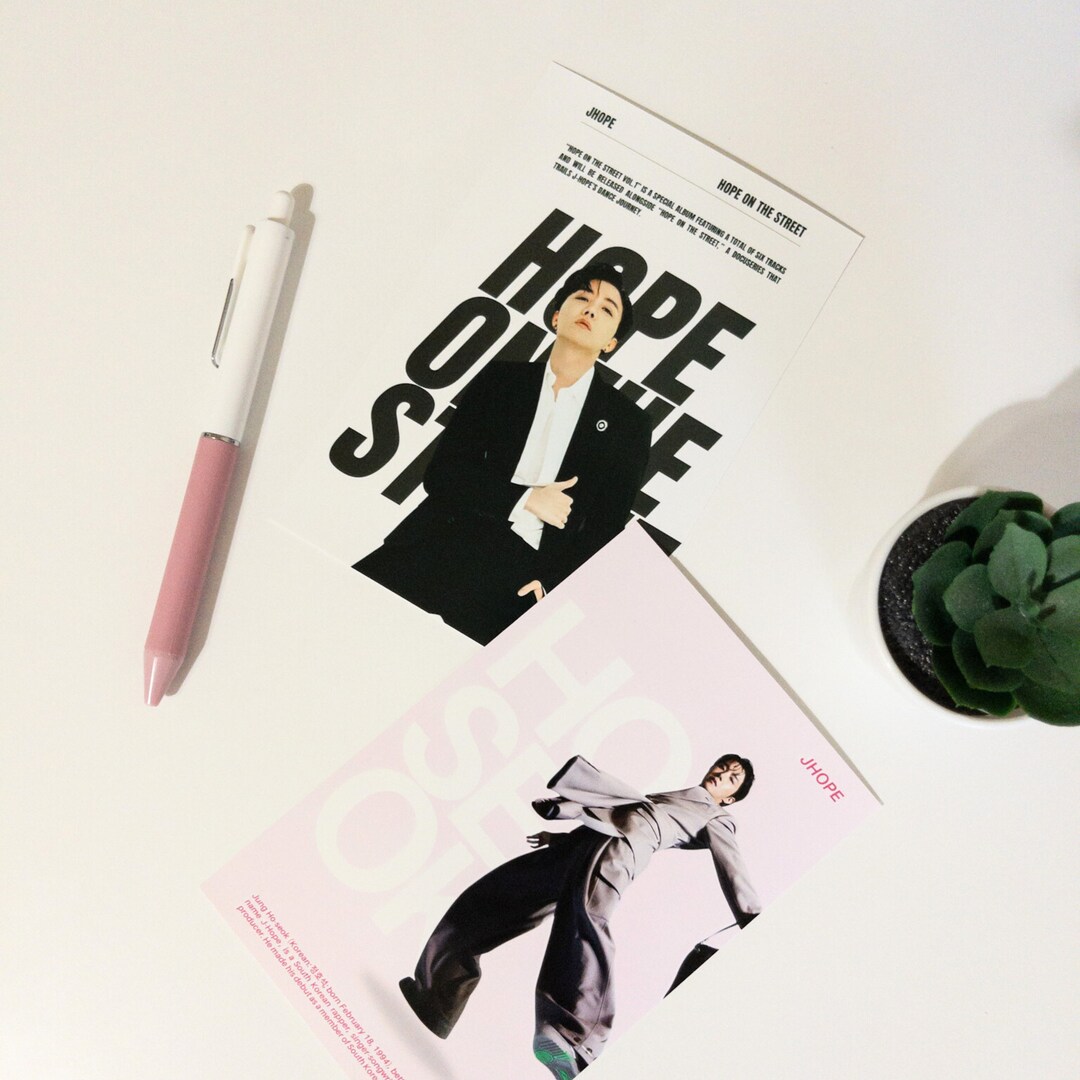 Jhope Hope on the Street Mini Posters | Jung Hoseok Jhope BTS ...