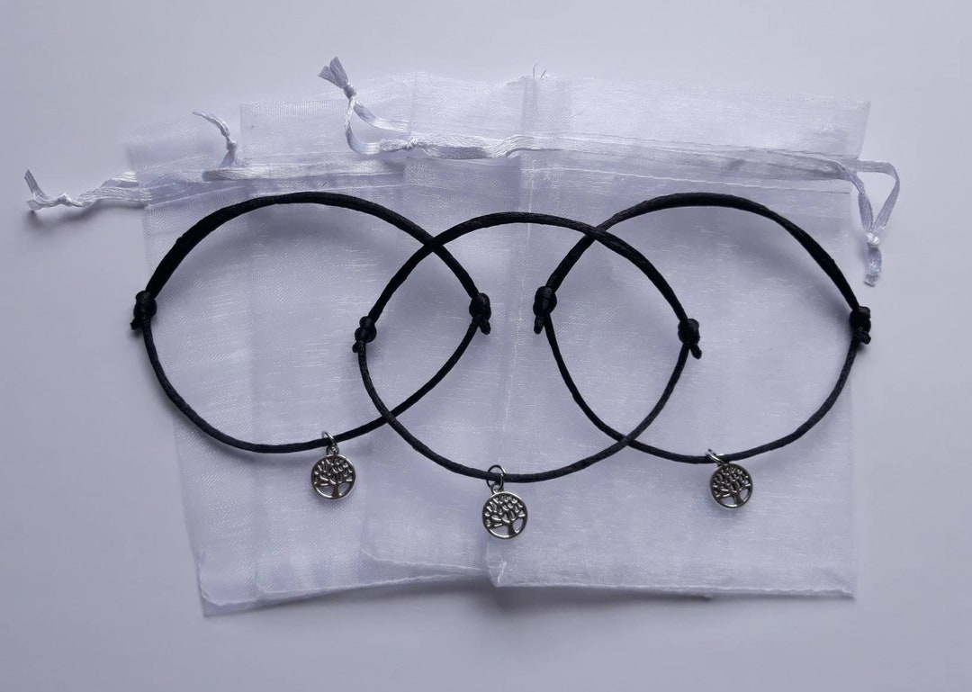 1 - 12 Tree of Life Adjustable Friendship Bracelets With Gift Bags, Any ...