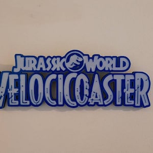 Velocicoaster Plaque: Theme Park Wall Decor - Etsy