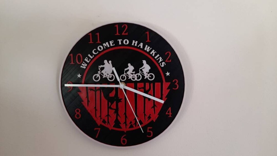 Stranger Things Clock - Etsy