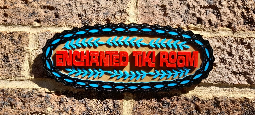 Enchanted Tiki Room Plaque, Sign Wall Decor, Disney Lover Gift, Home ...