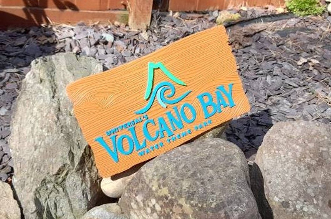 Volcano Bay Universal Studios Water Park Sign | Etsy UK