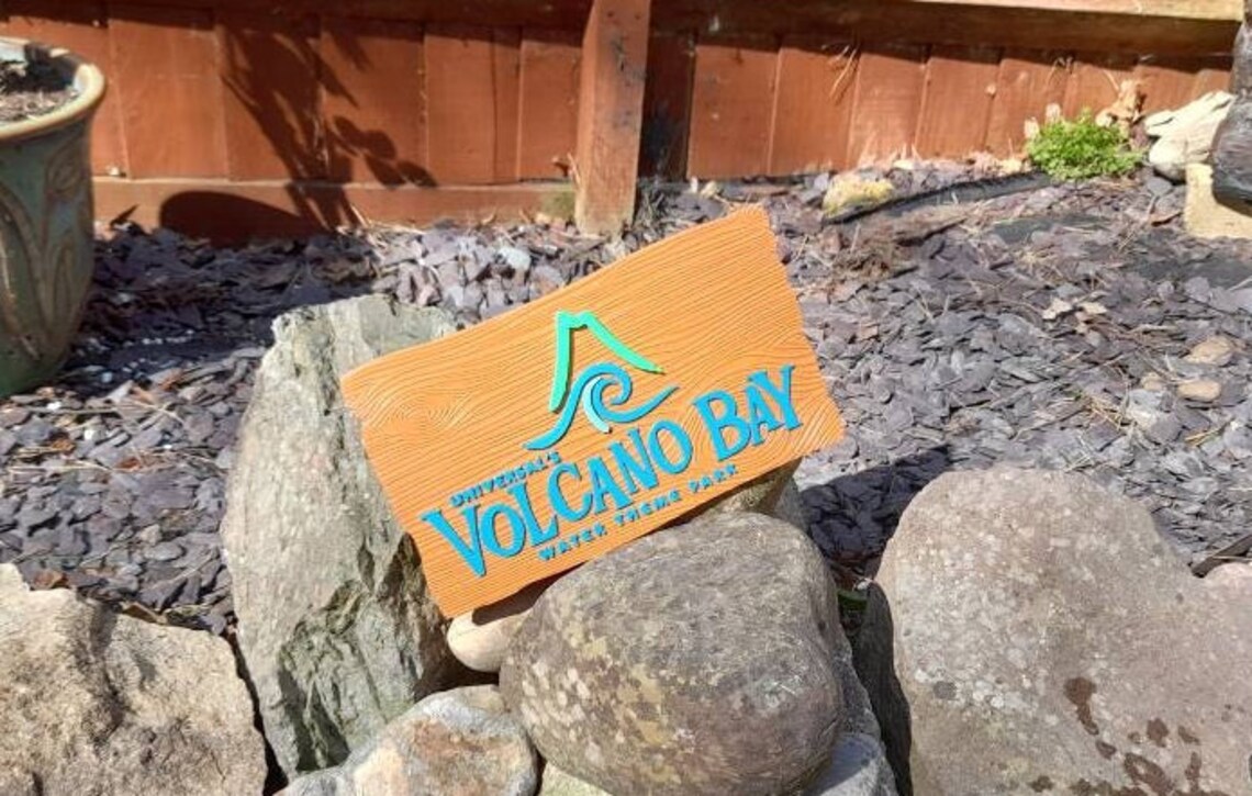Volcano Bay Universal Studios Water Park Sign | Etsy UK