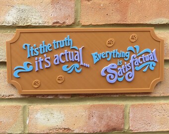 Satisfactual Sign - Etsy