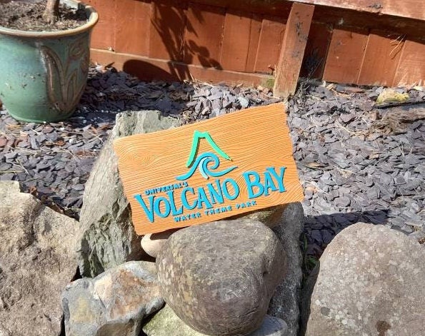 Volcano Bay Universal Studios Water Park Sign | Etsy UK