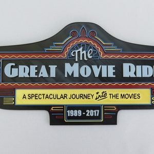 The Great Movie Ride Sign - Etsy