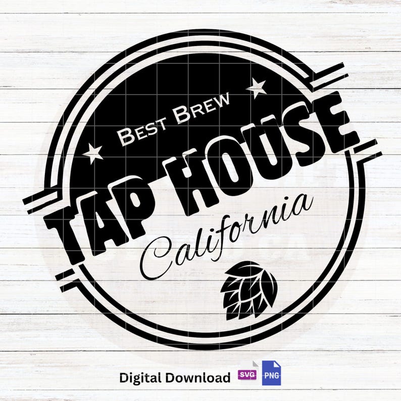 Best Brew Tap House Png Svg Files Bar Tap Handle Logo Png Svgtap House ...
