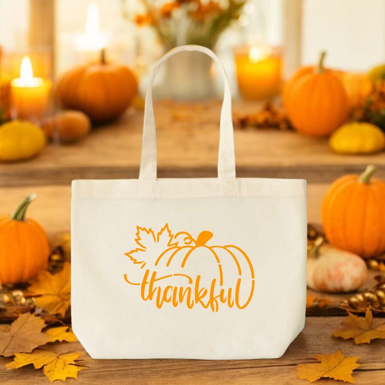 Thankful Pumpkin Stencil: Reusable Fall Decor, 10 Mil Mylar - Etsy