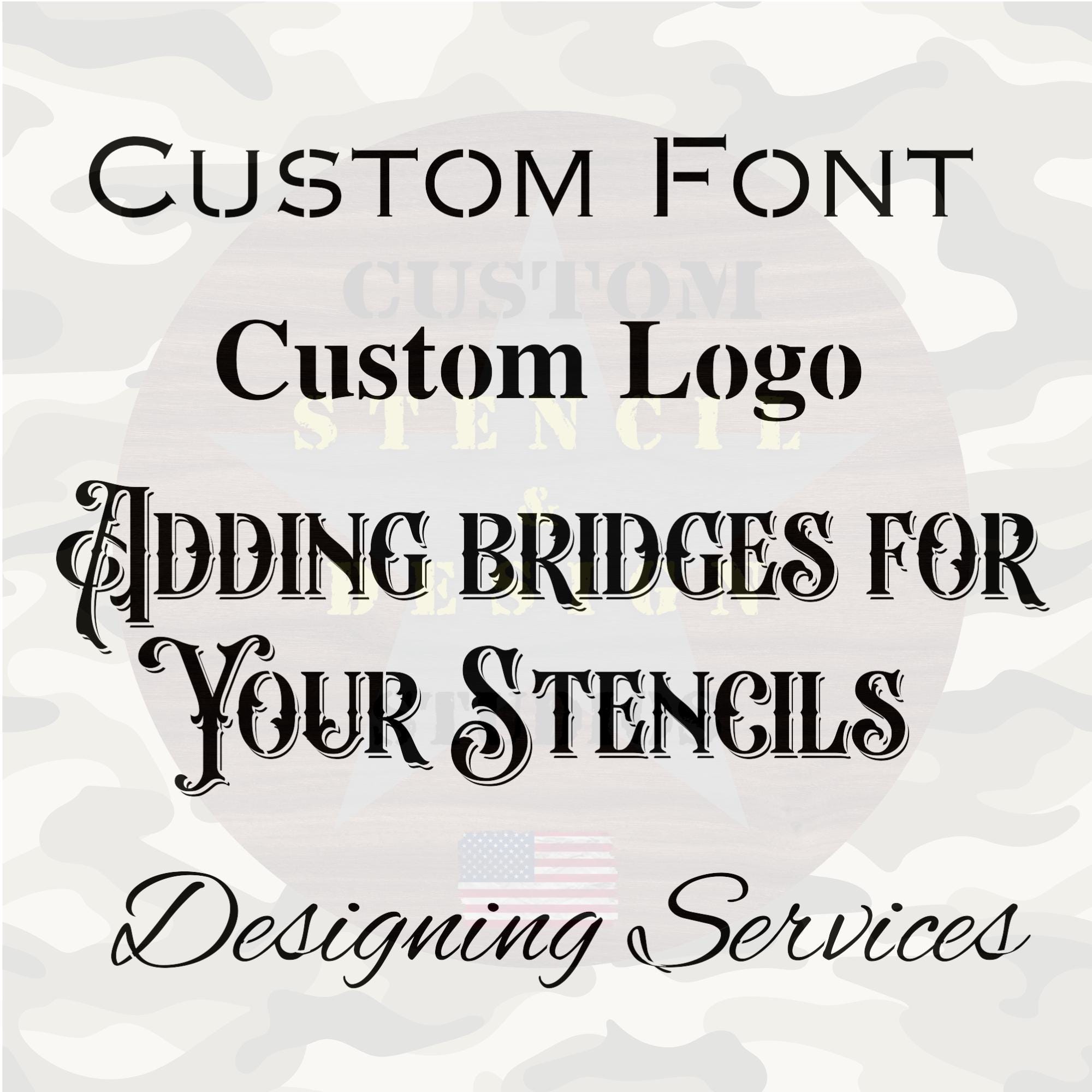 Stencil Designing Services | Custom Logos | Custom Fonts | Adding ...