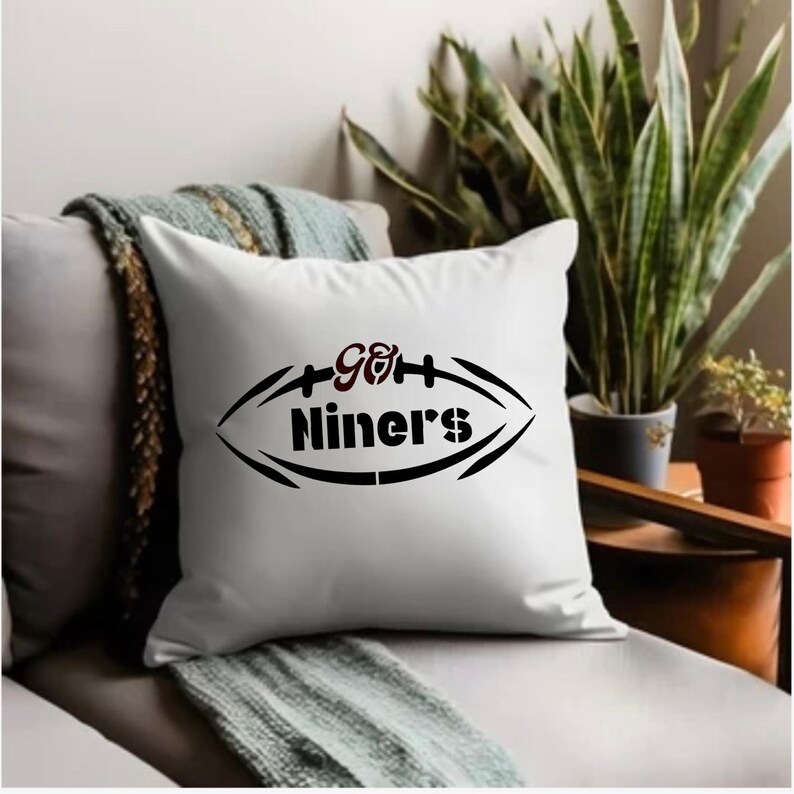 Go Niners Stencil Reusable Stencil Football Stencils 49ers 6mil-14mil ...