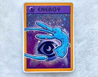 Mew Card Sticker | Etsy