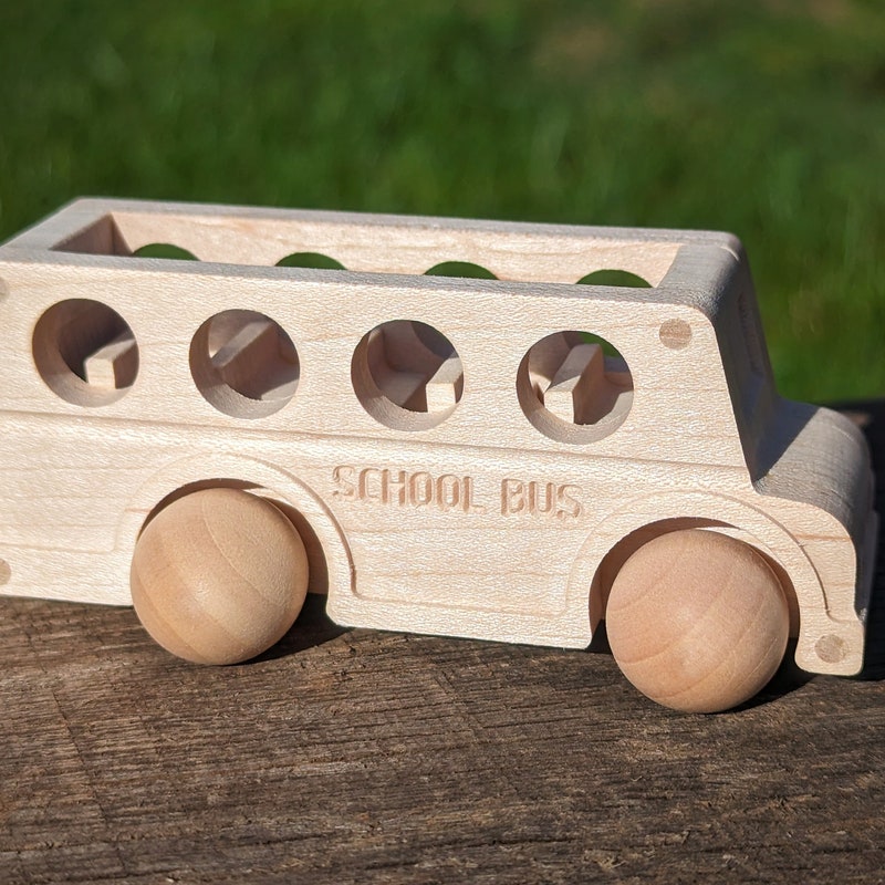 Wooden Bus - Etsy