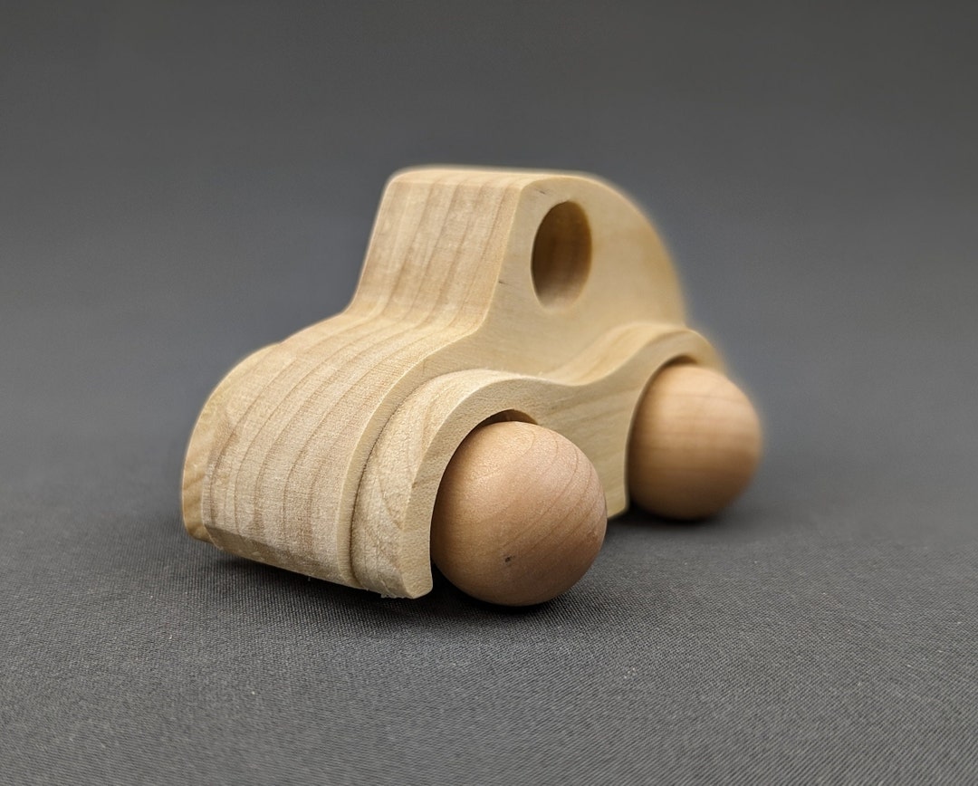 Handmade Mini Wooden Toy Car: Montessori Toddler Vehicle - Etsy