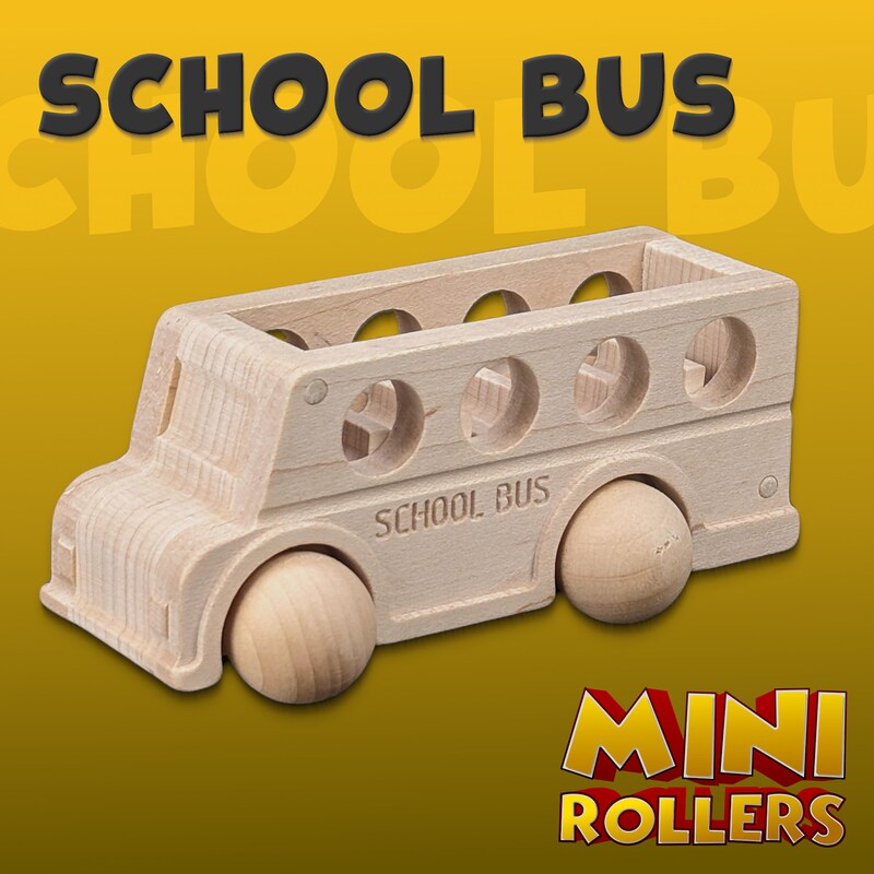 Wooden Bus - Etsy