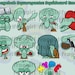 Spongebob Squarepants | Squidward Emote Pack | Squidward Twitch Emotes ...