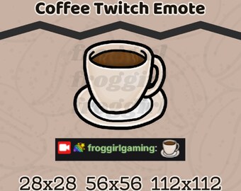 Cute Animated Coffee Emote, Twitch Emotes, Discord Emotes Emote, Coffee ...