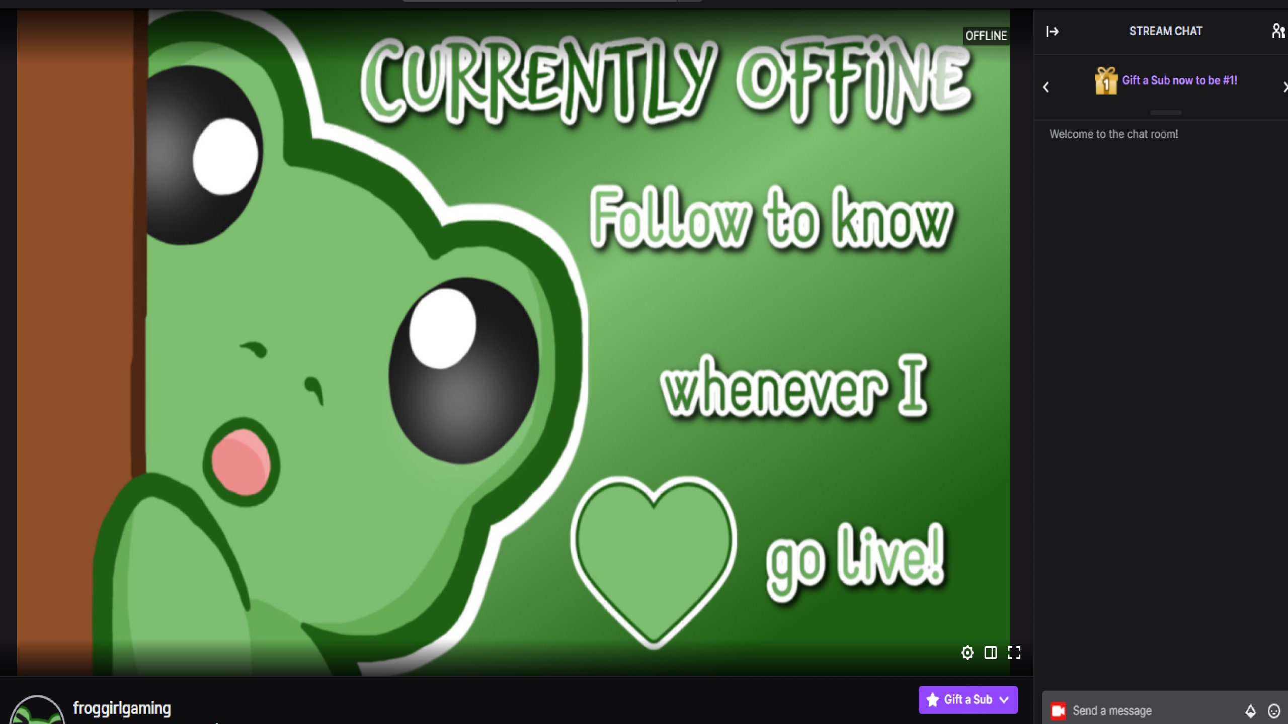 Cute Frog Twitch Offline Screen | Overlay | Kawaii | Frog | Offine ...