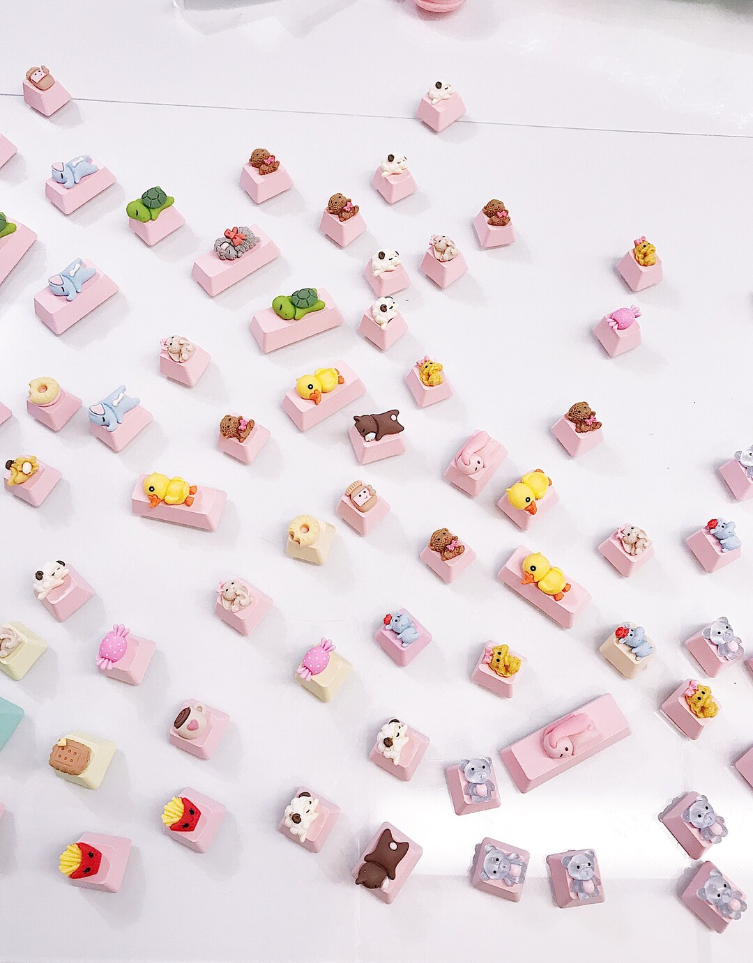 Cute Keycaps Mechanical Keycaps Embellished Keycaps Kawaii - Etsy