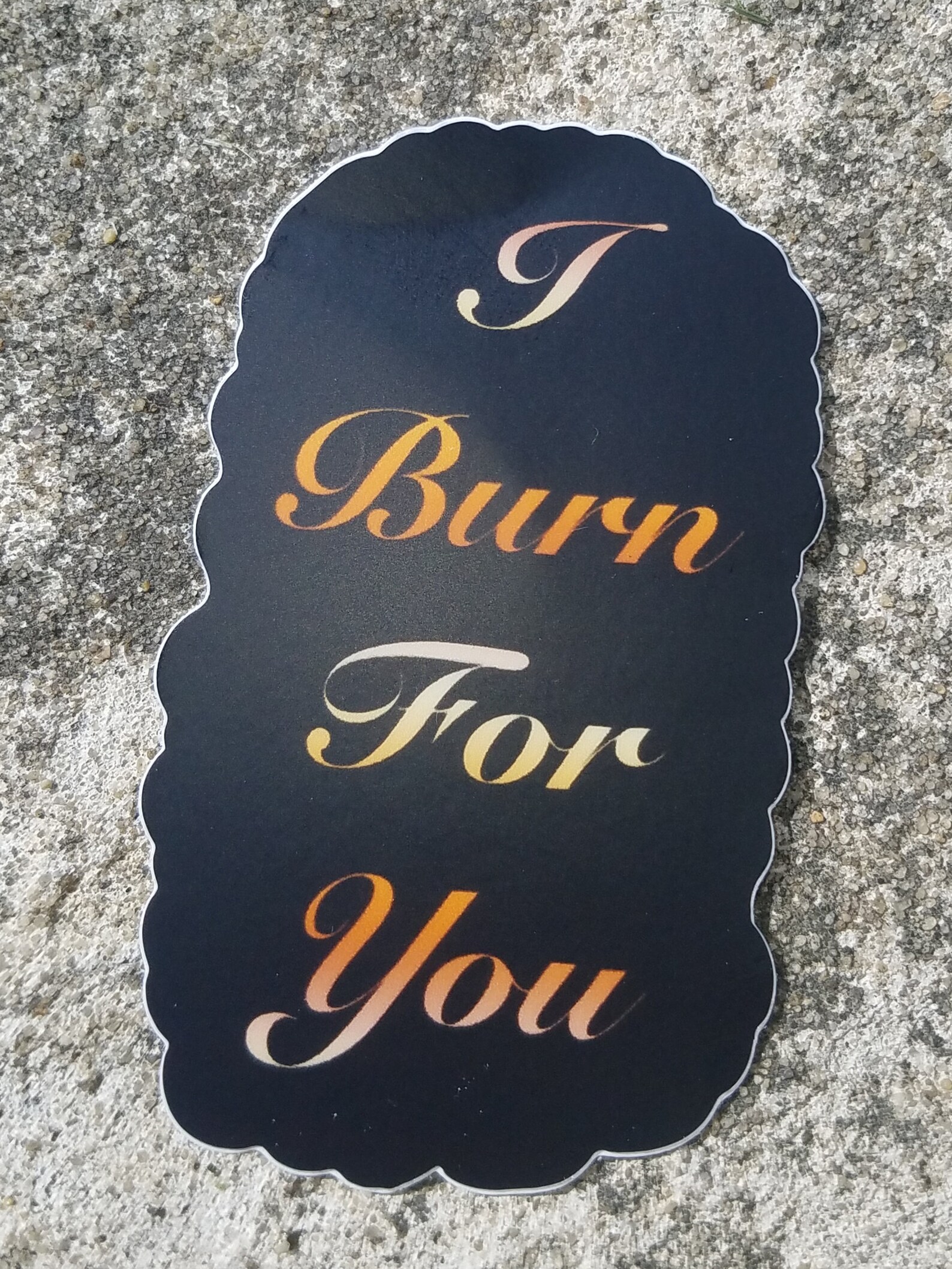 I Burn for You Sticker Burn for you Sticker Simon Sticker | Etsy