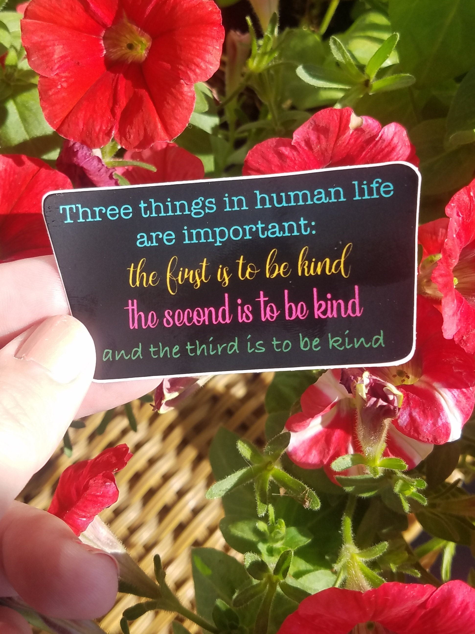 Motivational Quote, Be Kind, Be Kind Sticker, Be Kind Humans ...
