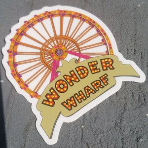 Bobs Burgers Sticker, Wonder Wharf Ferris Wheel, Bob's Burgers Vinyl ...
