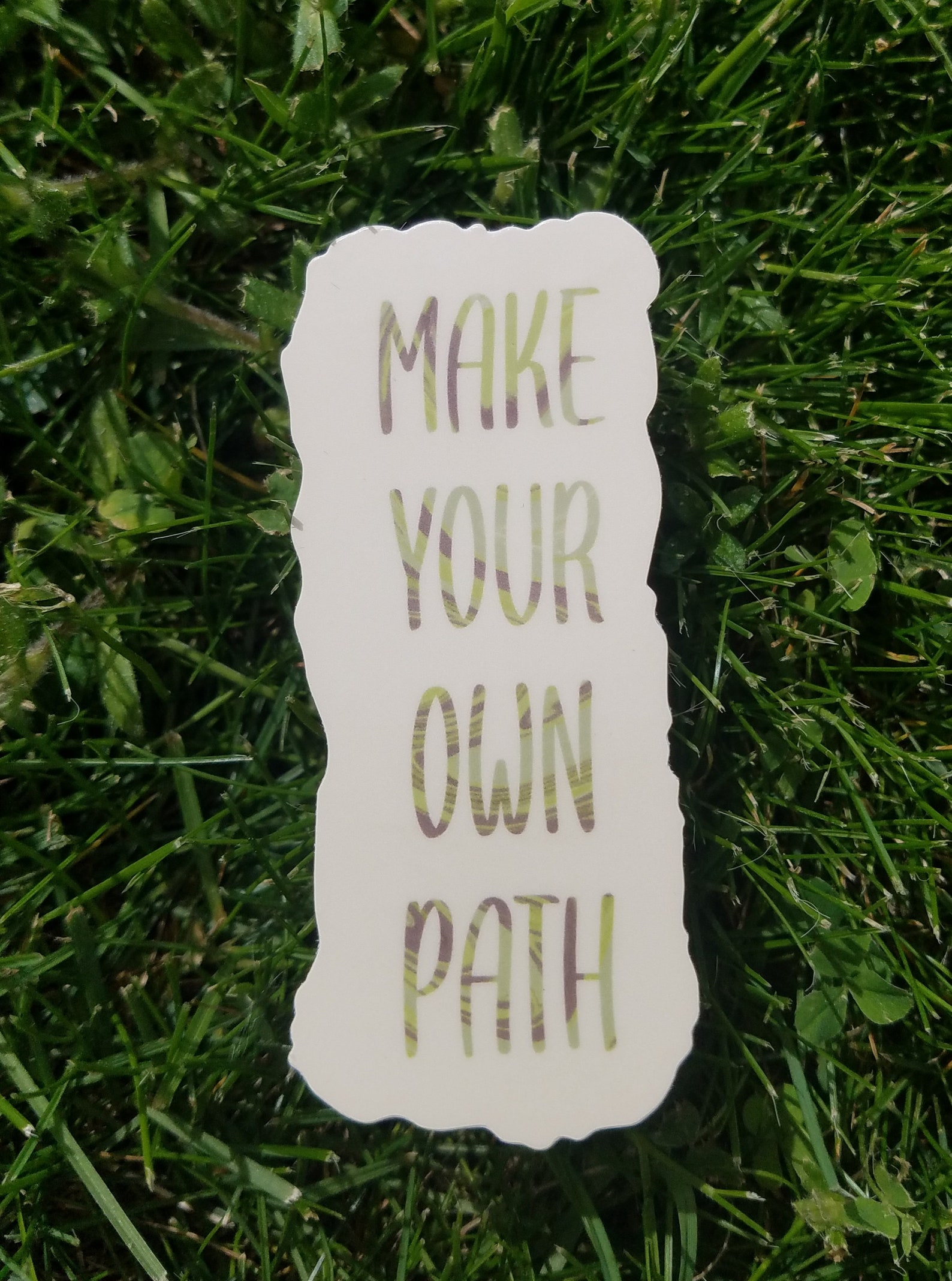 Make Your Own Path Sticker Motivational Sticker Mental | Etsy