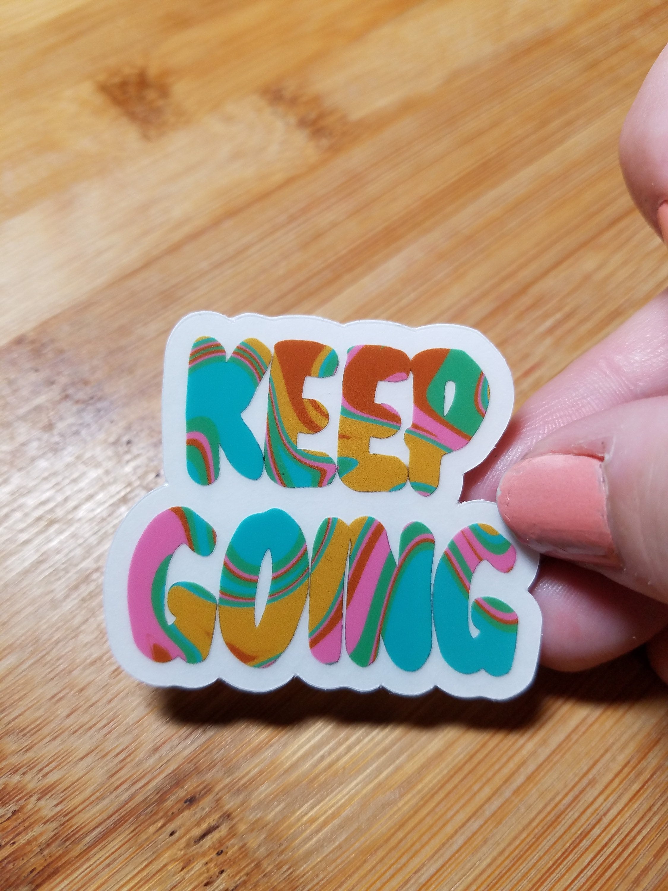 Keep Going Sticker Keep going Stickers Motivational sticker - Etsy