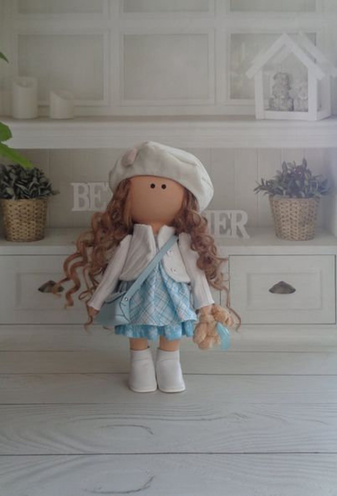 Tilda Doll Doll Textile Tilda Doll Nursery Decor Art Doll Fabric Doll ...