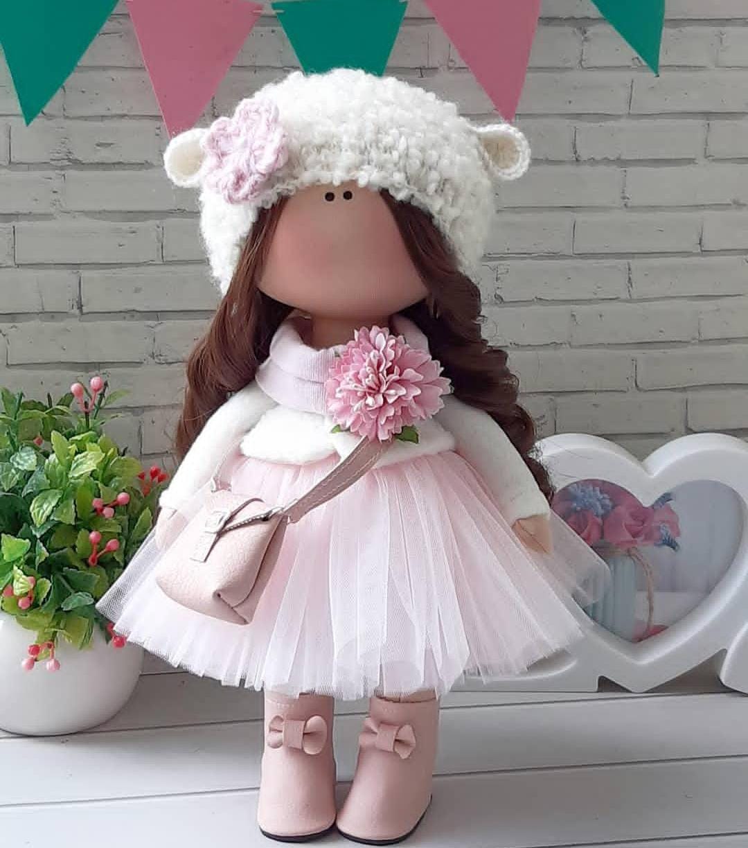 Tilda Doll Doll Textile Tilda Doll Nursery Decor Art Doll Fabric Doll ...