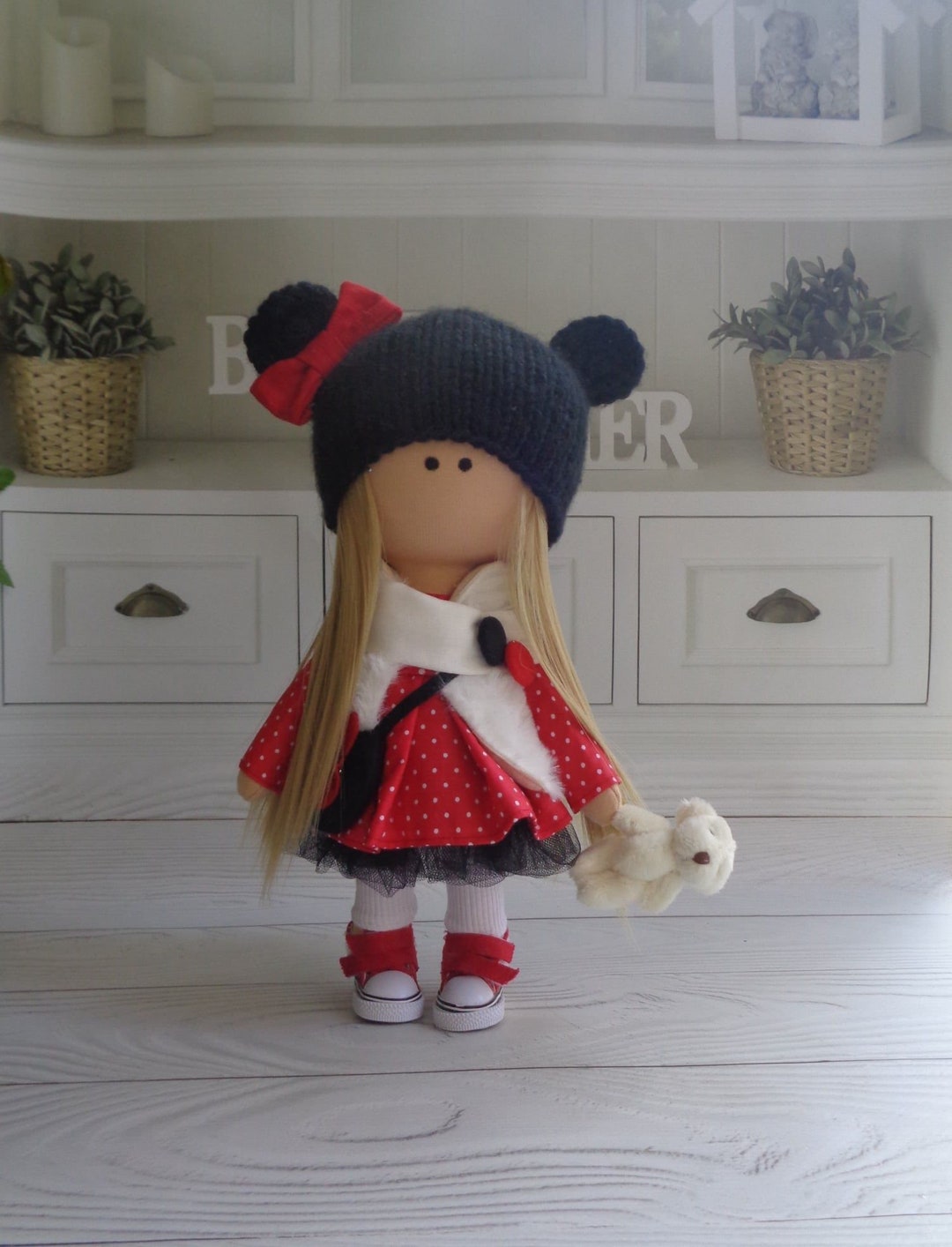 Interior Doll Mouse Doll Mouse Style Doll Textile Doll Gift Doll Rag ...